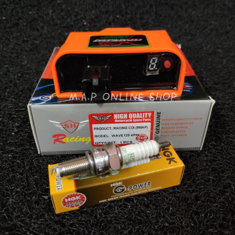 Honda Wave125 Wave125S Wave125X Cdi Racing Adjustable No Cut Off + Plug ...