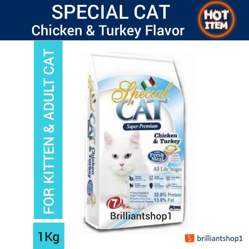 SPECIAL CAT KITTEN & ADULT CAT FOOD ( 1KG RPACK) | Shopee Malaysia