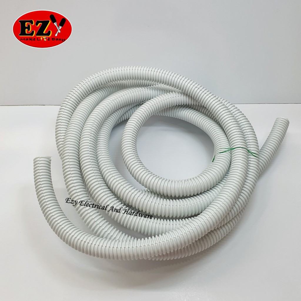5MTR WIRING PVC FLEXIBLE HOSE 20MM & 25MM (CONDUIT FLEXIBLE PIPE 3/4 ...