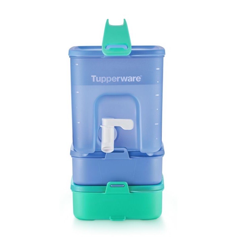 💥Ready Stock!💥Tupperware Click To Go Beverage Dispenser 3.1L / Rect ...