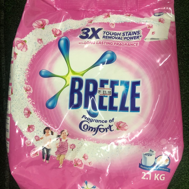 Breeze Comfort Detergent Powder 2.1kg | Shopee Malaysia
