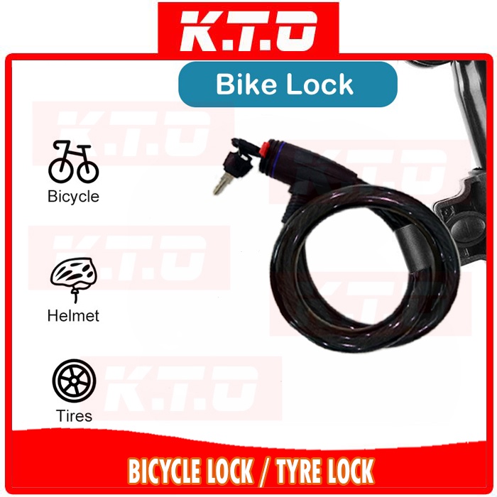 15 X 800MM UNIVERSAL ANTI-THEFT WIRE LOCK WITH 2 KEY | Shopee Malaysia