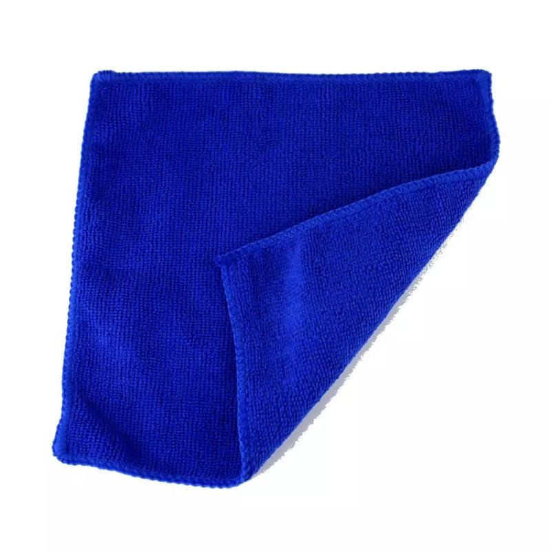 Ultra Microfiber Cloth Towel For Car Wash Polish Dry Mini Blue Towel ...