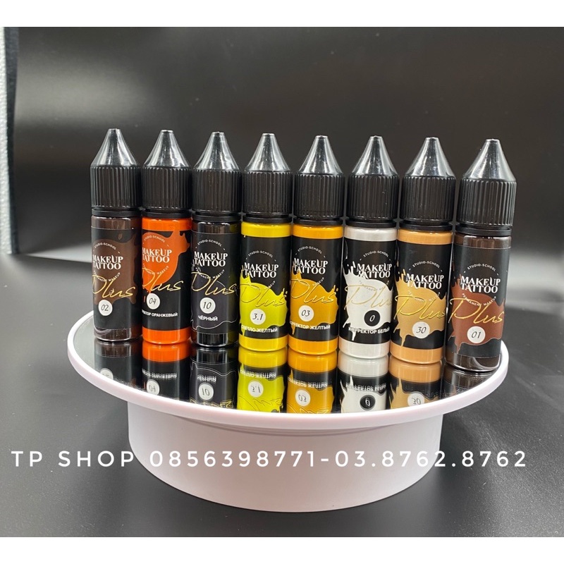 Russian Makeup Ink / Genuine Tattoo Ink New Model 17 ml | Shopee Malaysia