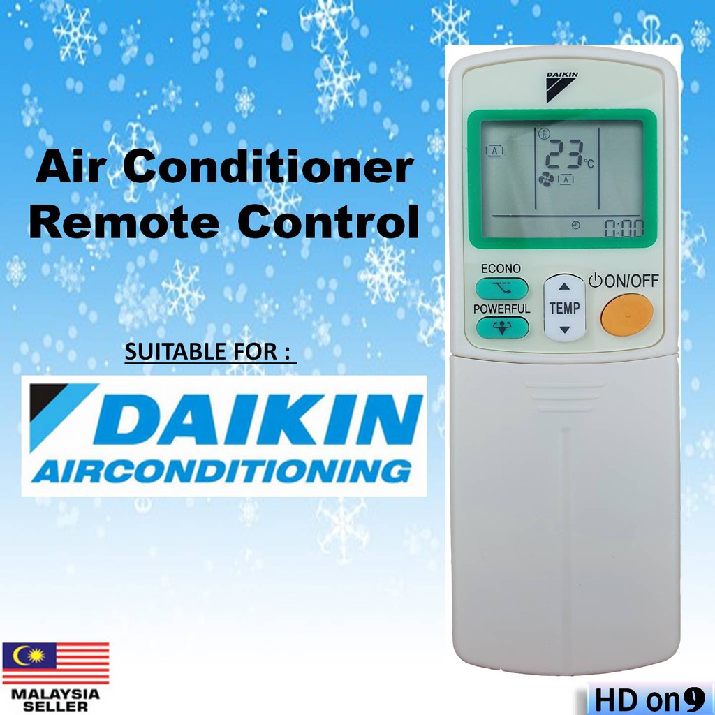 DAIKIN Air Cond Aircon Aircond Air Conditioner Remote Control Replacement DK-K1 | Shopee Malaysia