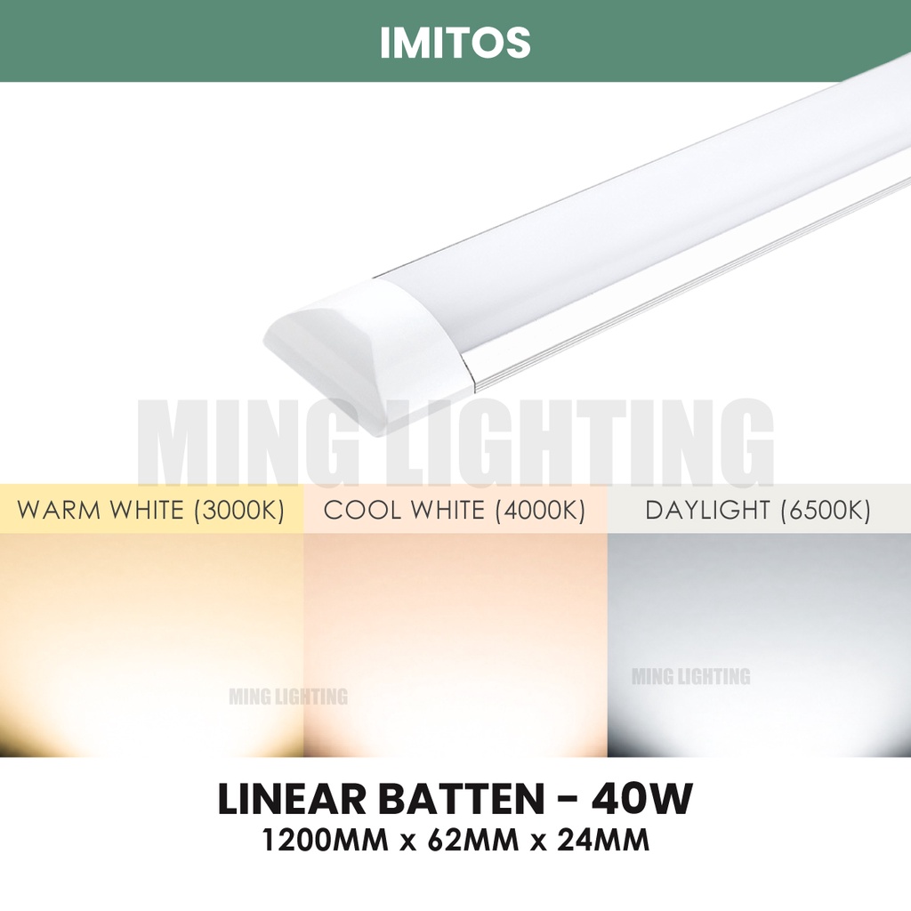 [Sirim] Philips Linear 18W LED Batten Light 4ft 2ft Strip Lights Tube ...