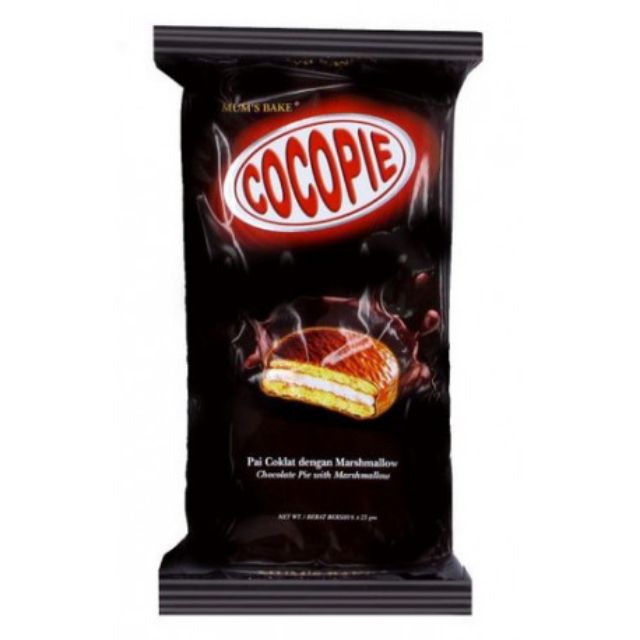 Mom's baked Cocopie with Marshmallow fillings (6x25g) | Shopee Malaysia