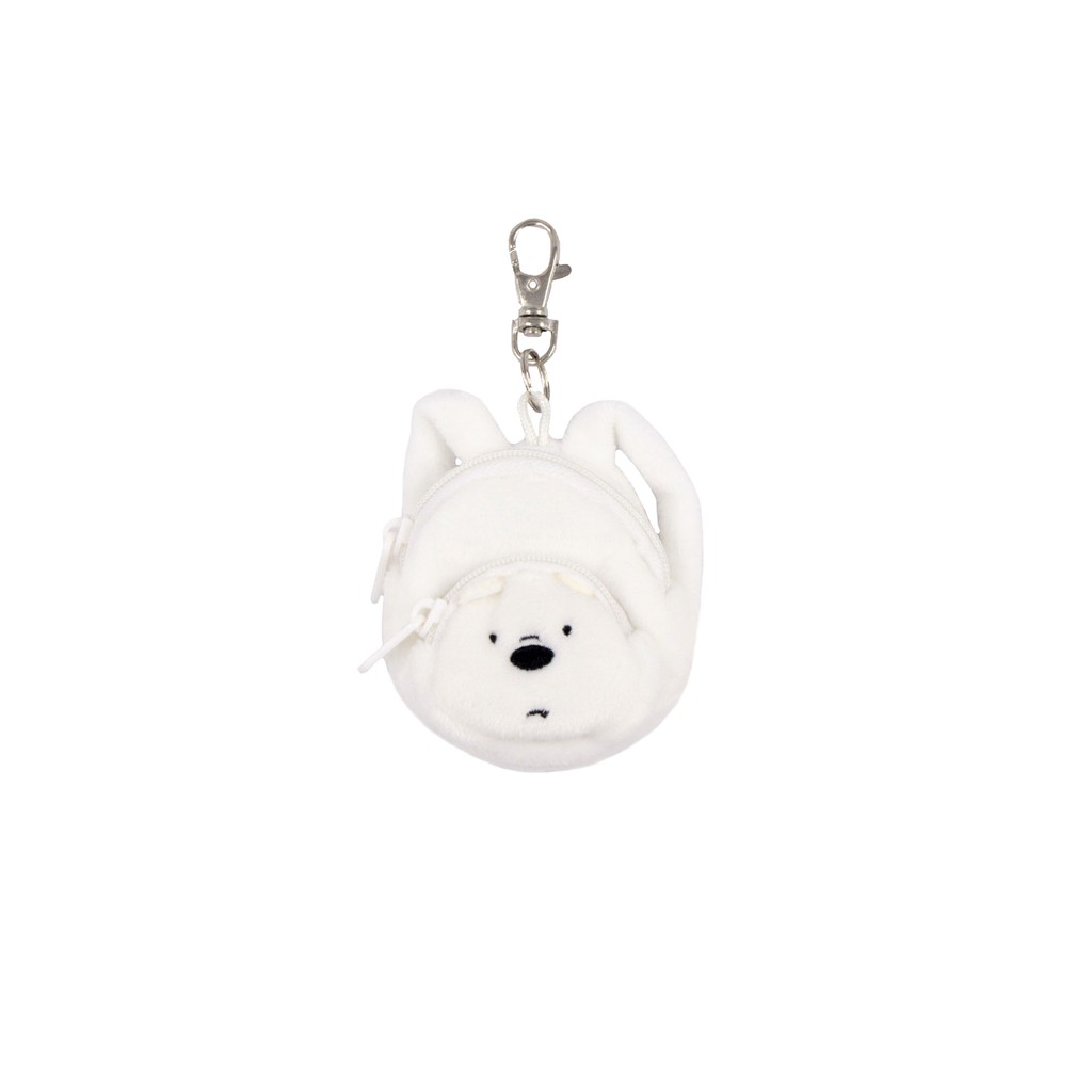 We Bare Bears Ice Bear Multipurpose Pouch Keychain - White Colour ...