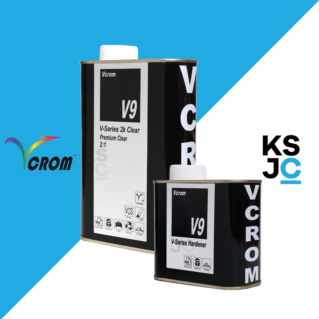 Vcrom V9 2K Premium Premium Clear (1L) + Hardener(0.5L) | Shopee Malaysia