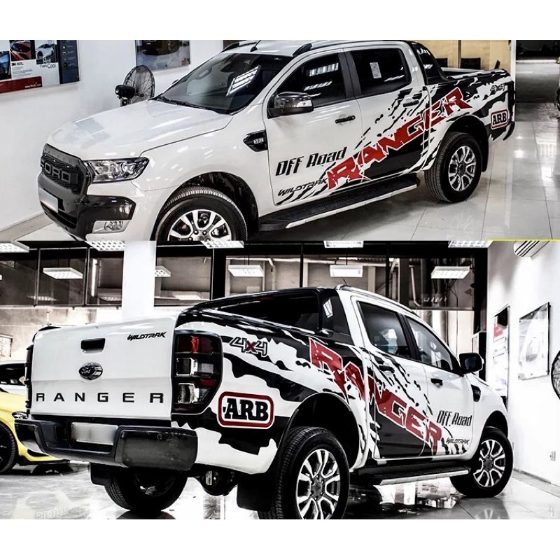 (Ready Stock ) S414# Ford Ranger Car Body Vinyl Decal Sticker | Shopee ...