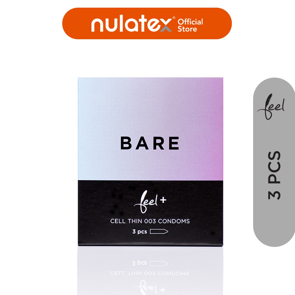 [ MDA Approved ] Nulatex FEEL+ Bare Cell Thin 003 Condoms (3 Pcs ...
