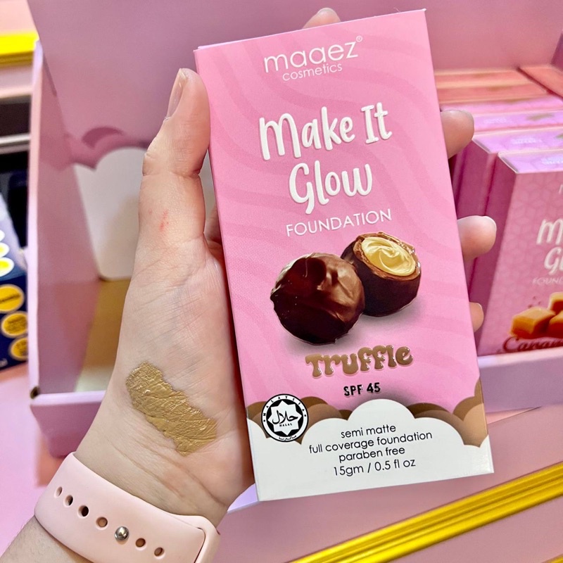 MAAEZ POWDER/ FOUNDATION MAKE IT GLOW | Shopee Malaysia
