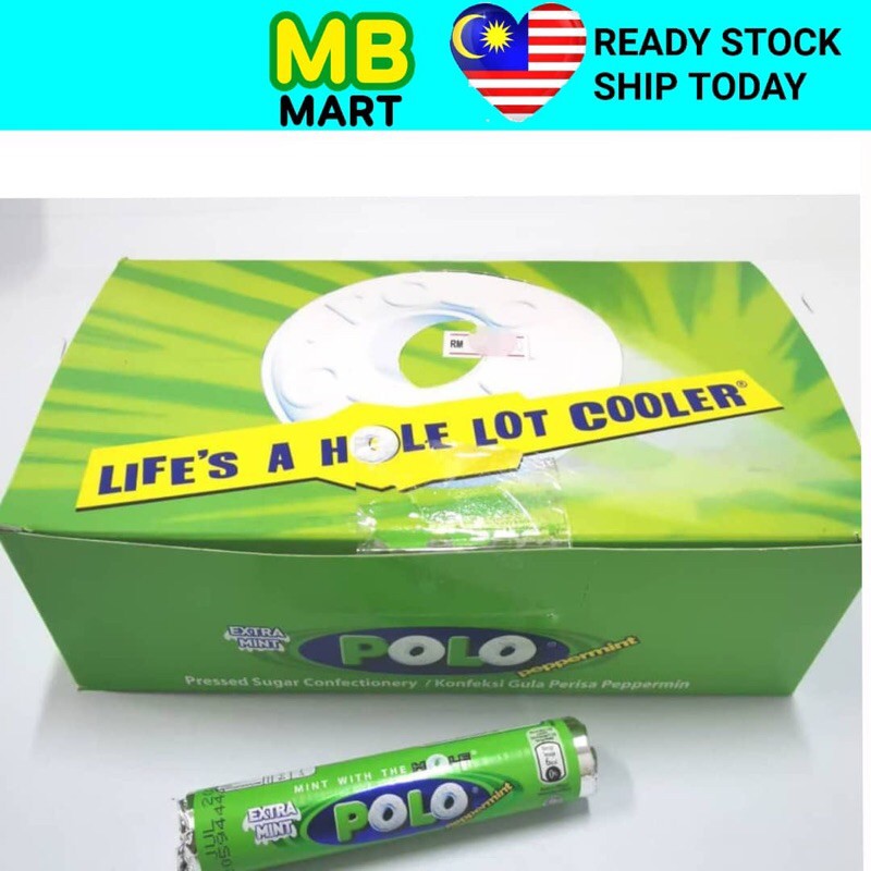 POLO Peppermint Candy 27g x 36 rolls | Shopee Malaysia