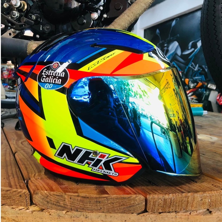 Original NHK R1 Ryusei Yamanaka 弹丸小僧 Godzilla Dino Double Visor Helmet ...