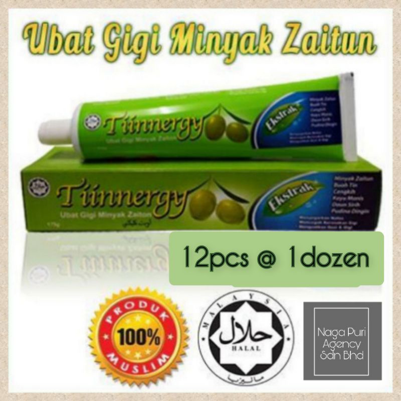 Toothpaste Olive Oil Tiinnergy 175g x 12pcs(1Carton) | Shopee Malaysia