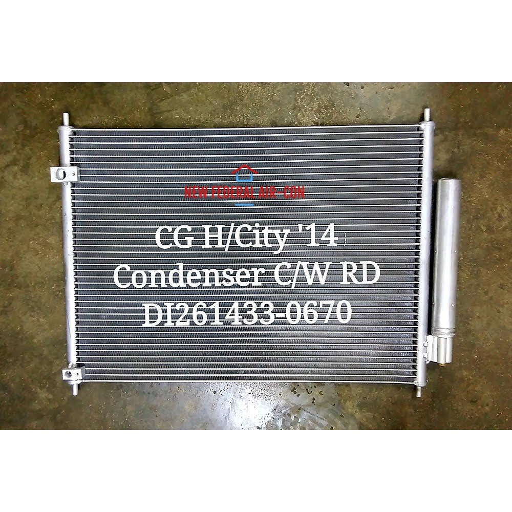 @DENSO COOL GEAR HONDA CITY GM6 T9A YEAR 2014-2019 CONDENSER KONDENSER ...