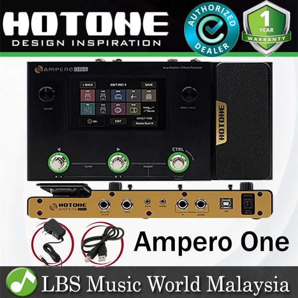 Hotone Ampero ONE MP-80 Amp Modeler Multi Effects Processor with ...