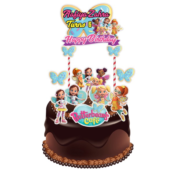 Butterbean's Cafe cake Topper | Shopee Malaysia