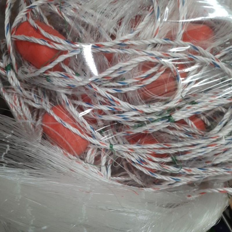 COMPLETE SET Gill Net 0.35mm x 4 1/2 inch. Pukat Jaring Ketam/Ikan 4.5 ...