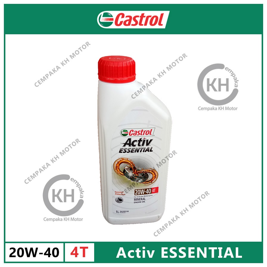 [100% Original] Castrol Activ Essential 4T 20W-40/SAE 40/20W-40/Cruise ...