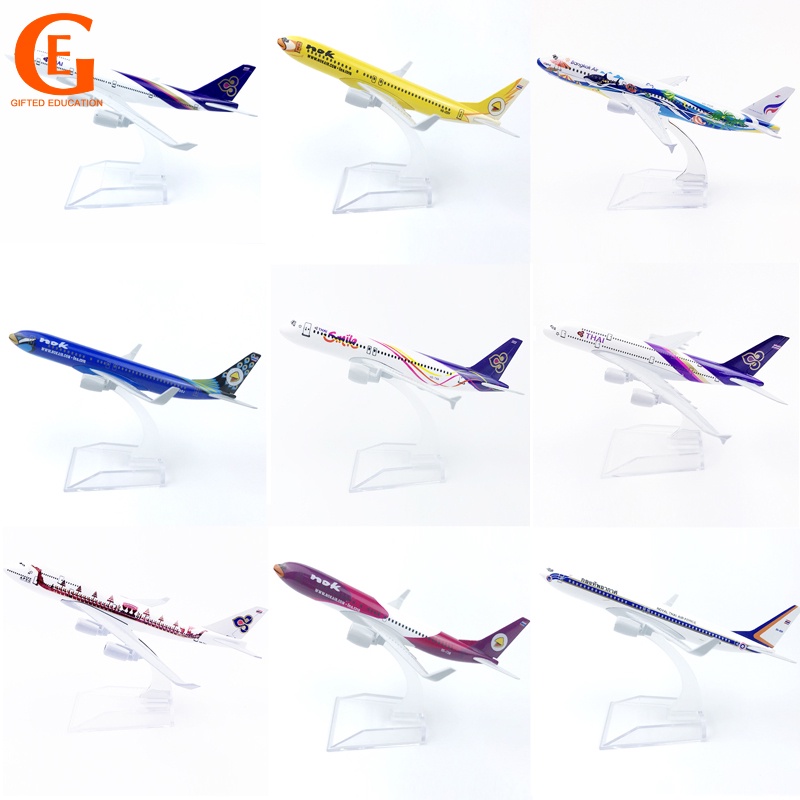 Thai Airways Plane Model Boeing 747 Nok Air B737 Bangkok Airway Airbus ...