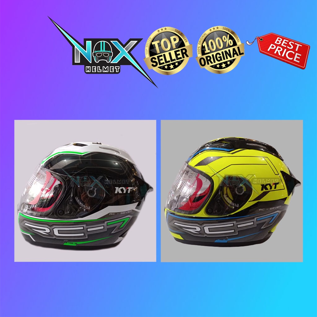 Kyt RC7 Helmet Motif 14 Fullface (2kg shipping) | Shopee Malaysia