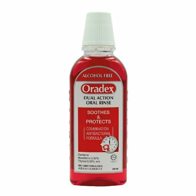 Oradex Dual Action Oral Rinse 400ml EXP01/2027 | Shopee Malaysia