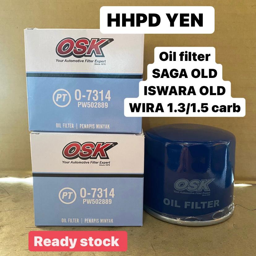 OIL FILTER OSK SAGA,WIRA,ISWARA READY STOCK!!! (O-7314) | Shopee Malaysia