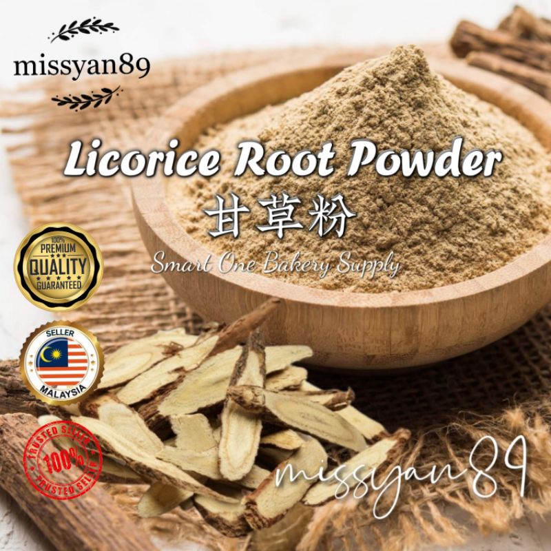 Licorice Root Powder 甘草粉 Serbuk Akar Manis Food Grade Liquorice Powder ...