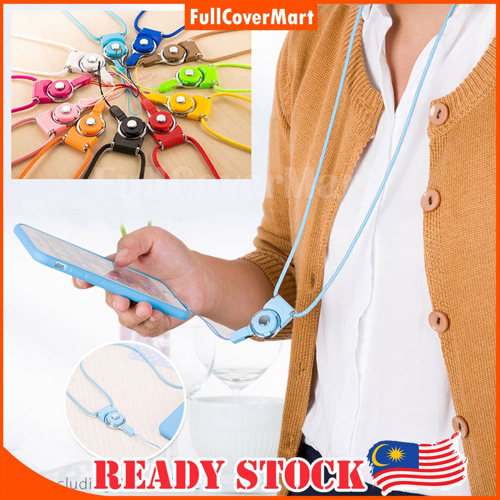 (ACC8) Detachable Neck Strap Band Long Lanyard for Mobile Cell Phone ...