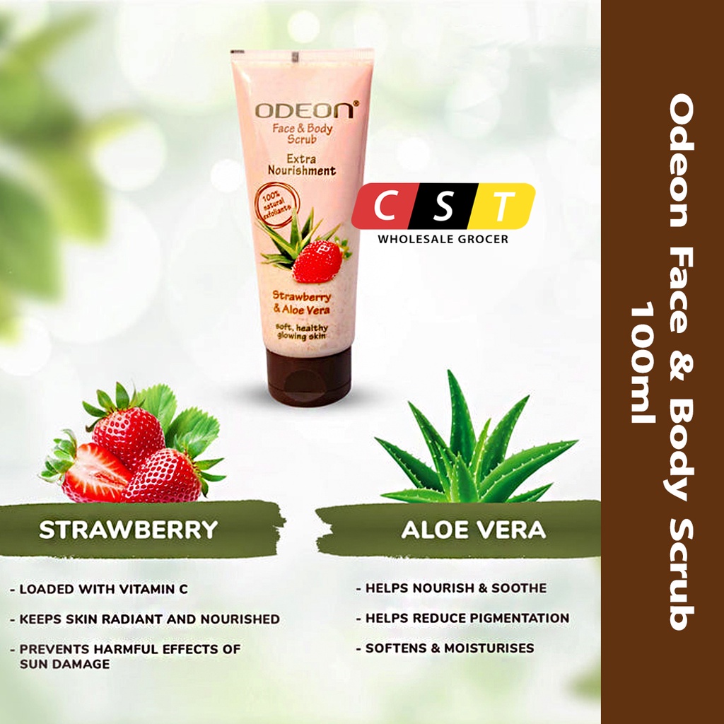 Odeon Face & Body Scrub 100ml | Shopee Malaysia