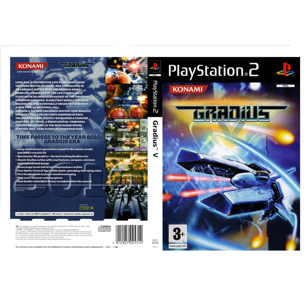 🔥PS2 CD DVD Games🔥 GRADIUS V (DVD Game) | Shopee Malaysia