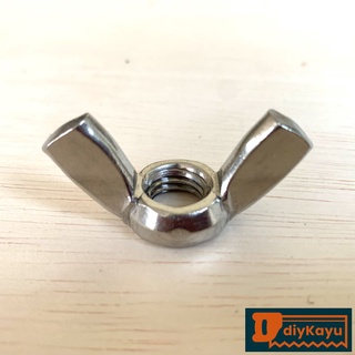 304 Stainless Steel Wing Nut M3 M4 M5 M6 M8 M10 M12 Butterfly Wingnut ...