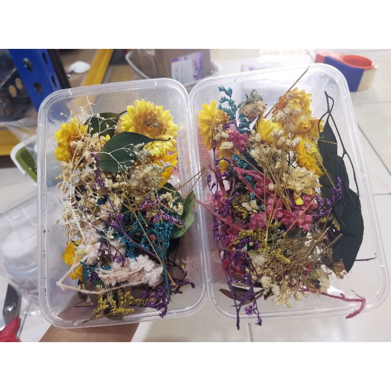1 Box Colorful Real Dried Flower Plant Epoxy Resin RANDOM COLOR ...