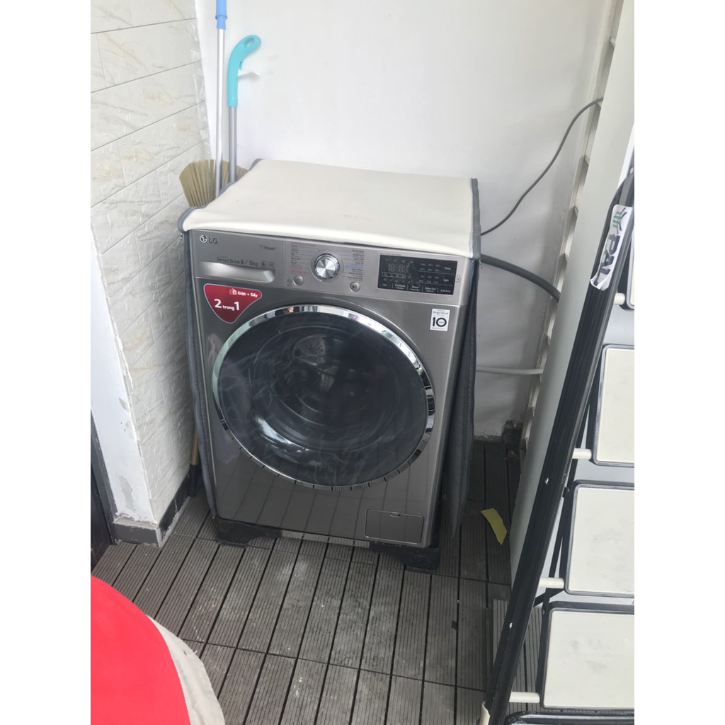 Lg washing machine cover and cover (Faux Leather Material) | Shopee ...