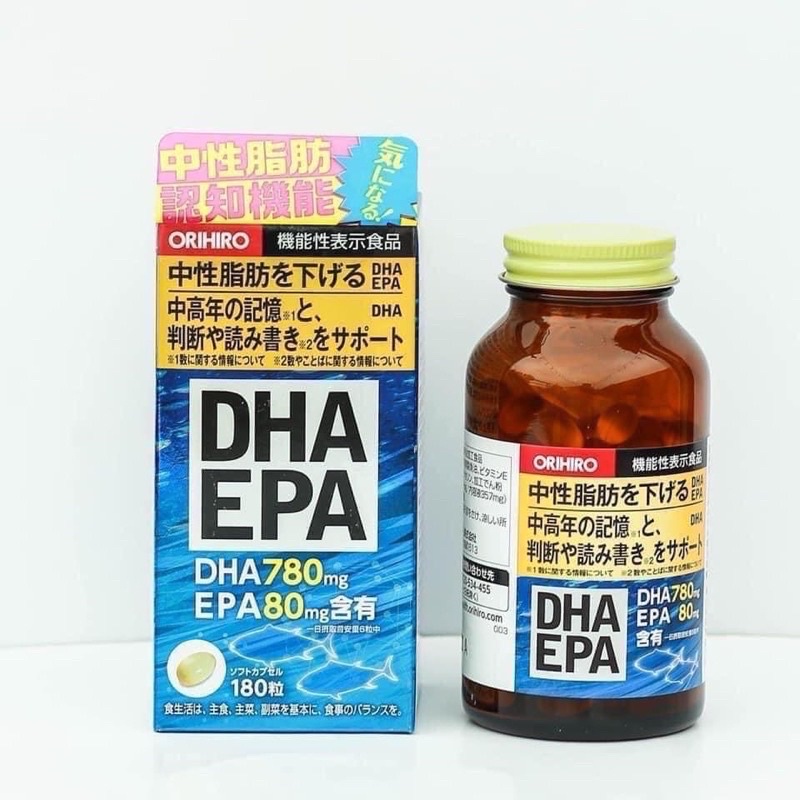 (Genuine Product)japanese DHA EPA brain supplement 180 pills | Shopee ...