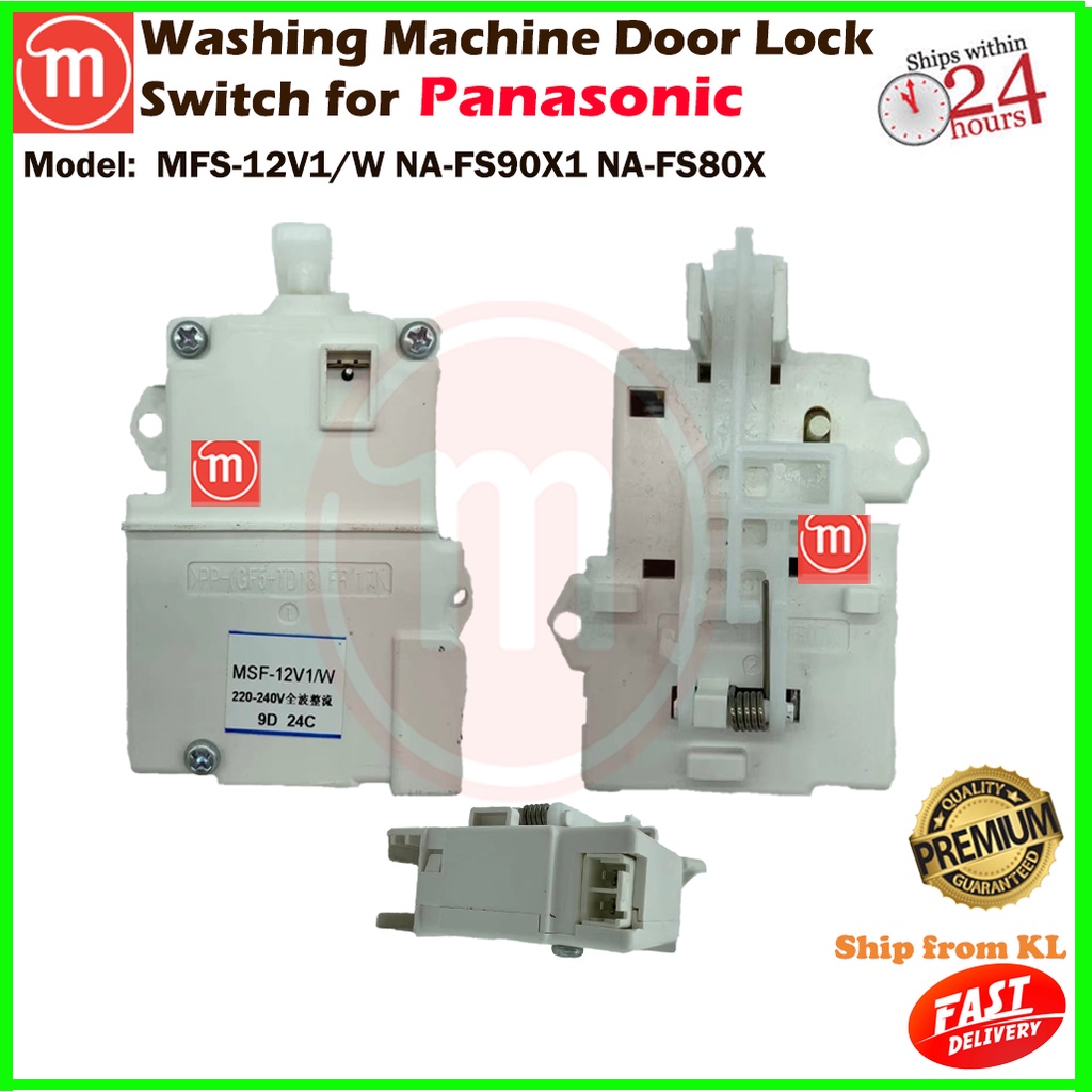 PANASONIC WASHING MACHINE DOOR LIB LOCK SWITCH ASSY MSF-12V1/W NA-FS90X1 NA-FS80X | Shopee Malaysia