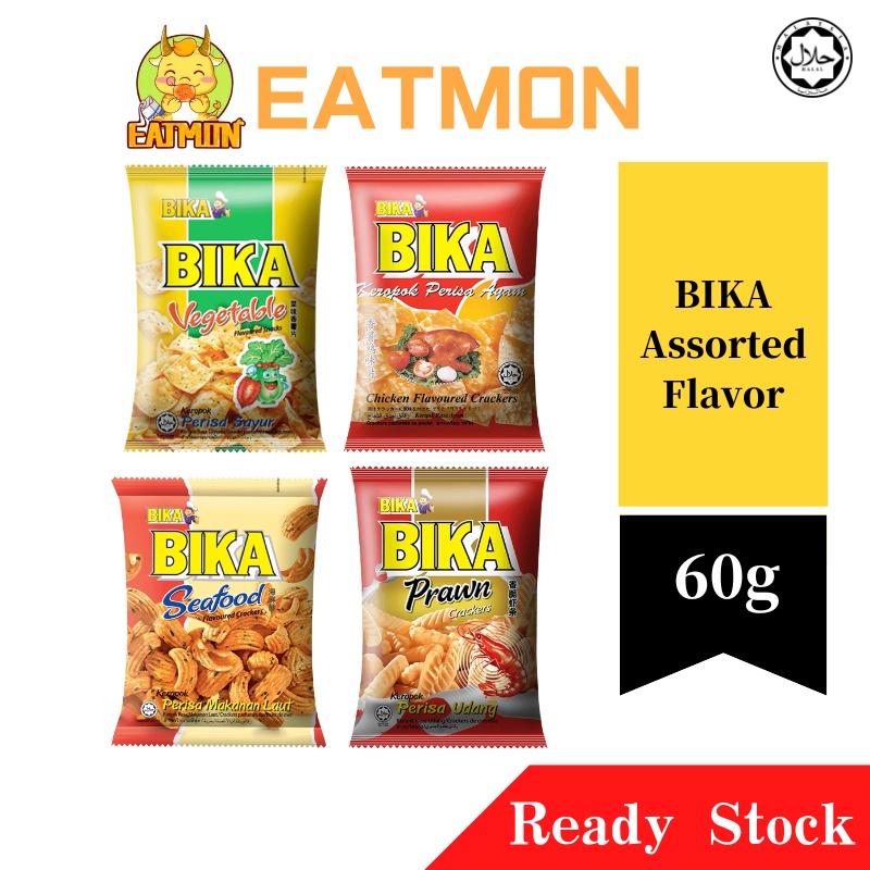 [EATMON] Bika Snack 60g | Shopee Malaysia