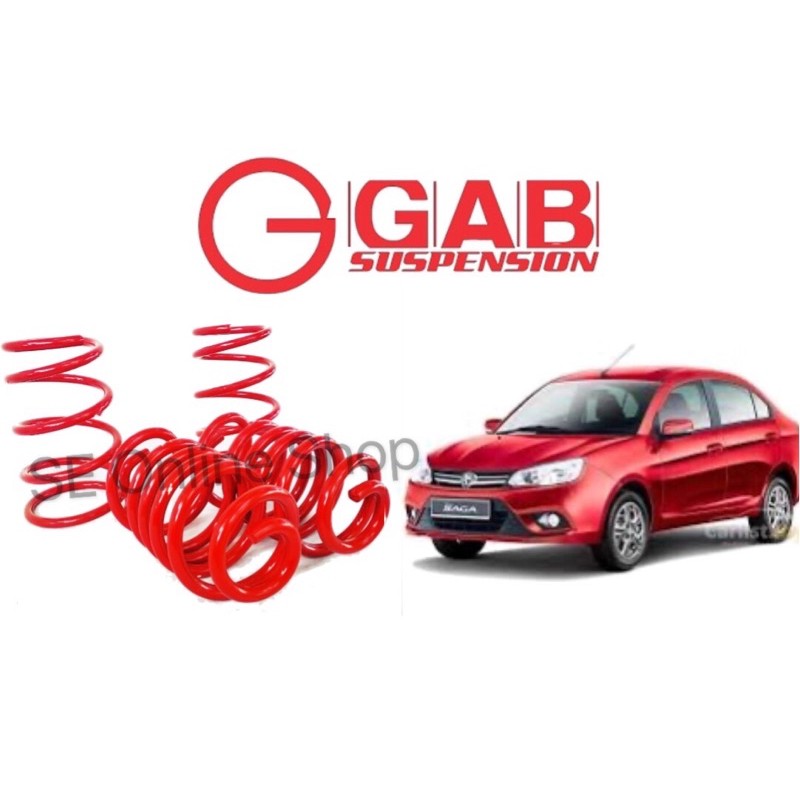 Original GAB Sport Spring Proton Saga VVT New Persona VVT Lowered ...