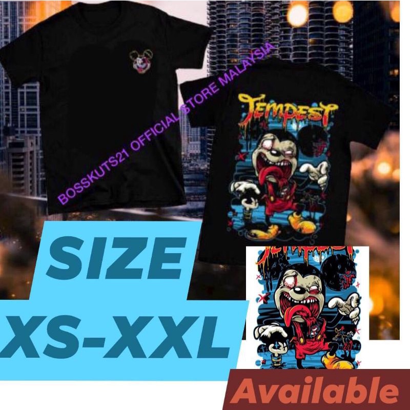 🌈T-SHIRT VIRAL MICKEY ZOMBIE 🌈 BAJU DEWASA UNISEX DESIGN HIGH QUALITY ...