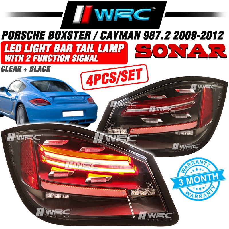 Sonar Porsche Boxster / Cayman 987.2 2009 - 2012 Led Light Bar Tail Lamp With 2 Function Signal ...