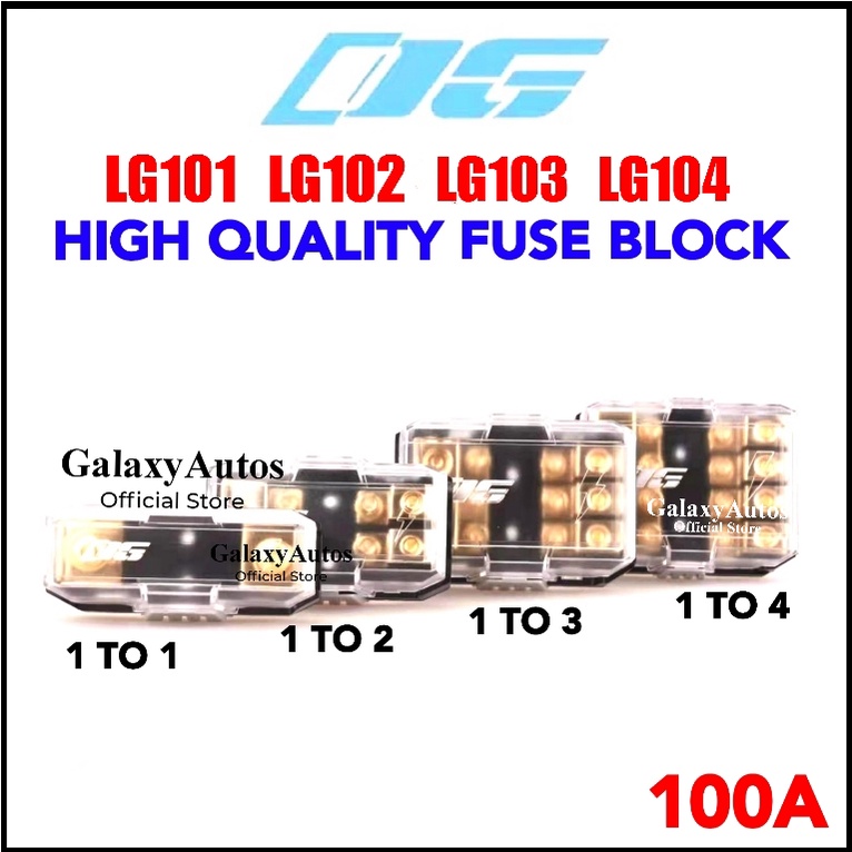 OG Pure Copper Fuse Block 1 TO 1 High Quality LG101 LG102 LG103 LG104 ...