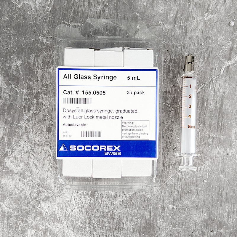 Glass Syringe with luer lock nozzle, Socorex | Shopee Malaysia