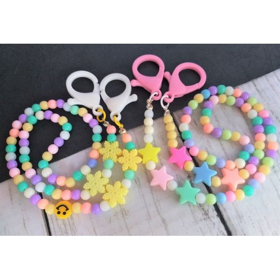 Handmade Kids Face mask lanyard, mask chain, mask necklace, mask cord ...