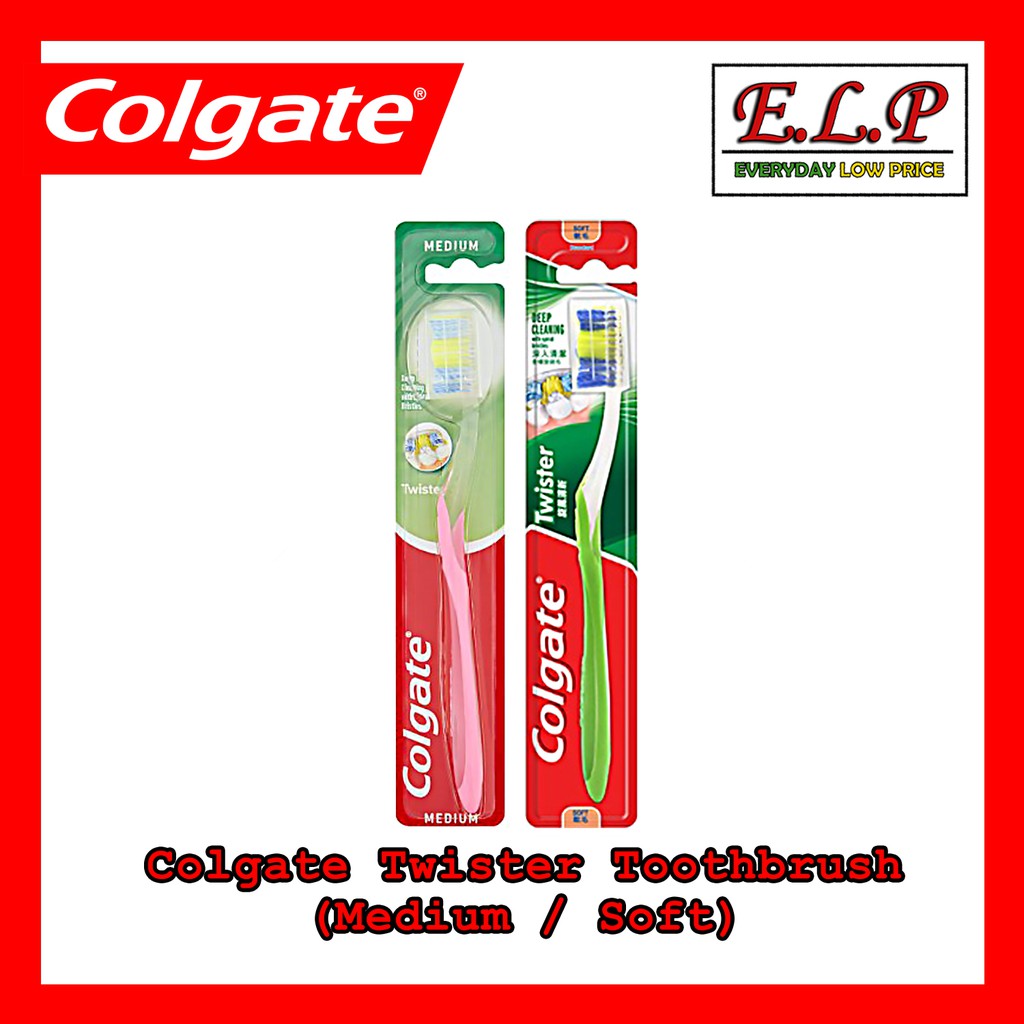 Colgate Twister Plus Toothbrush(Medium / Soft) | Shopee Malaysia