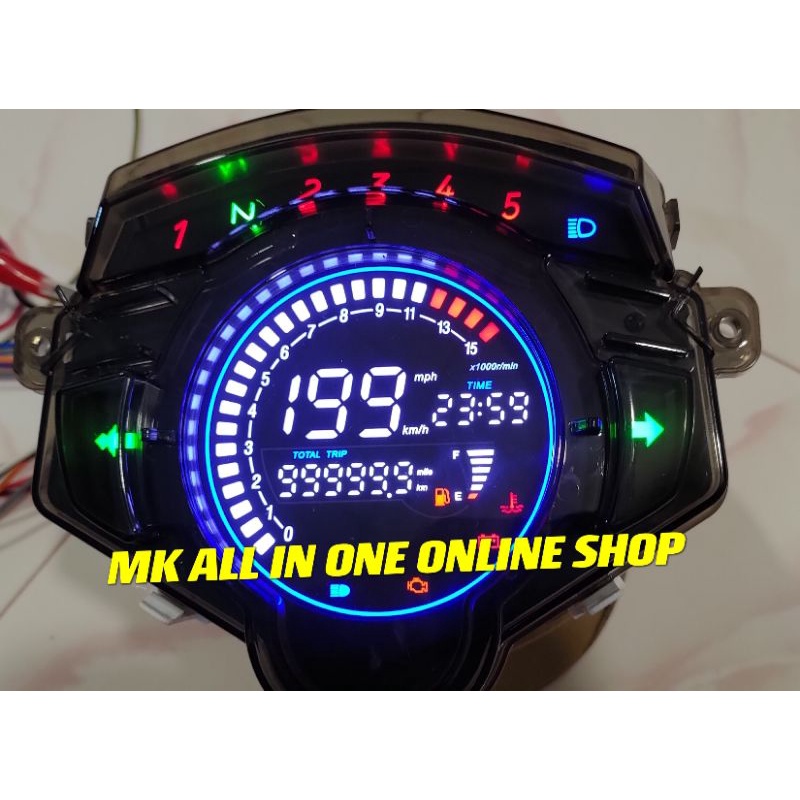 ( READY STOCK ) LC135 V2V3V4V5V6V7 4s/5s (NEW DESIGN) DIGITAL METER ...