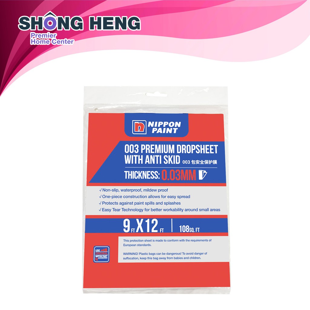 Nippon 003 Premium Dropsheet with Anti-Skid 9ft X 12ft | Shopee Malaysia