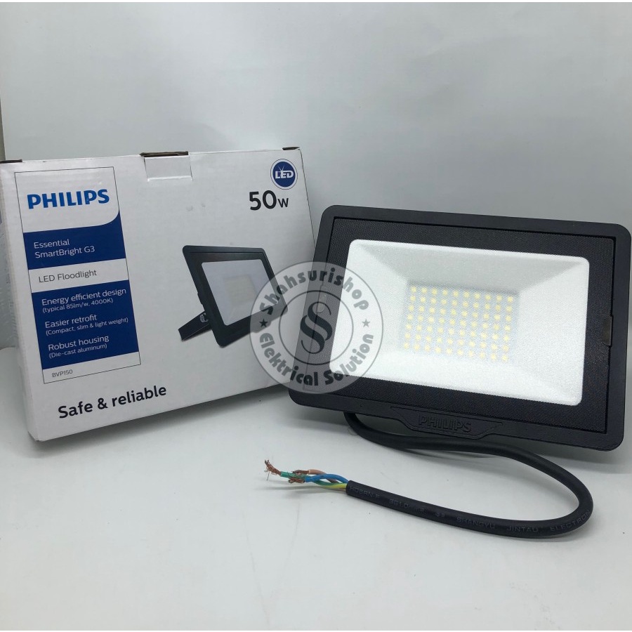 FLOOD LIGHT PHILIPS LED BVP150 50W 50 WATT W SPOTLIGHT | Shopee Malaysia