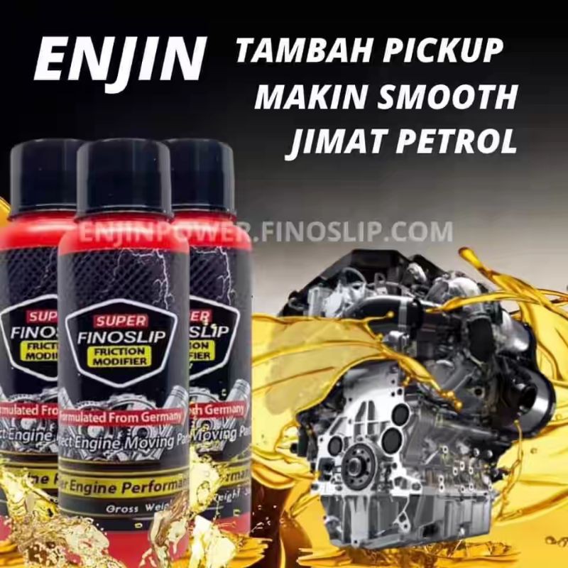 Super Finoslip Friction Modifier Car Engine Treatment | Shopee Malaysia