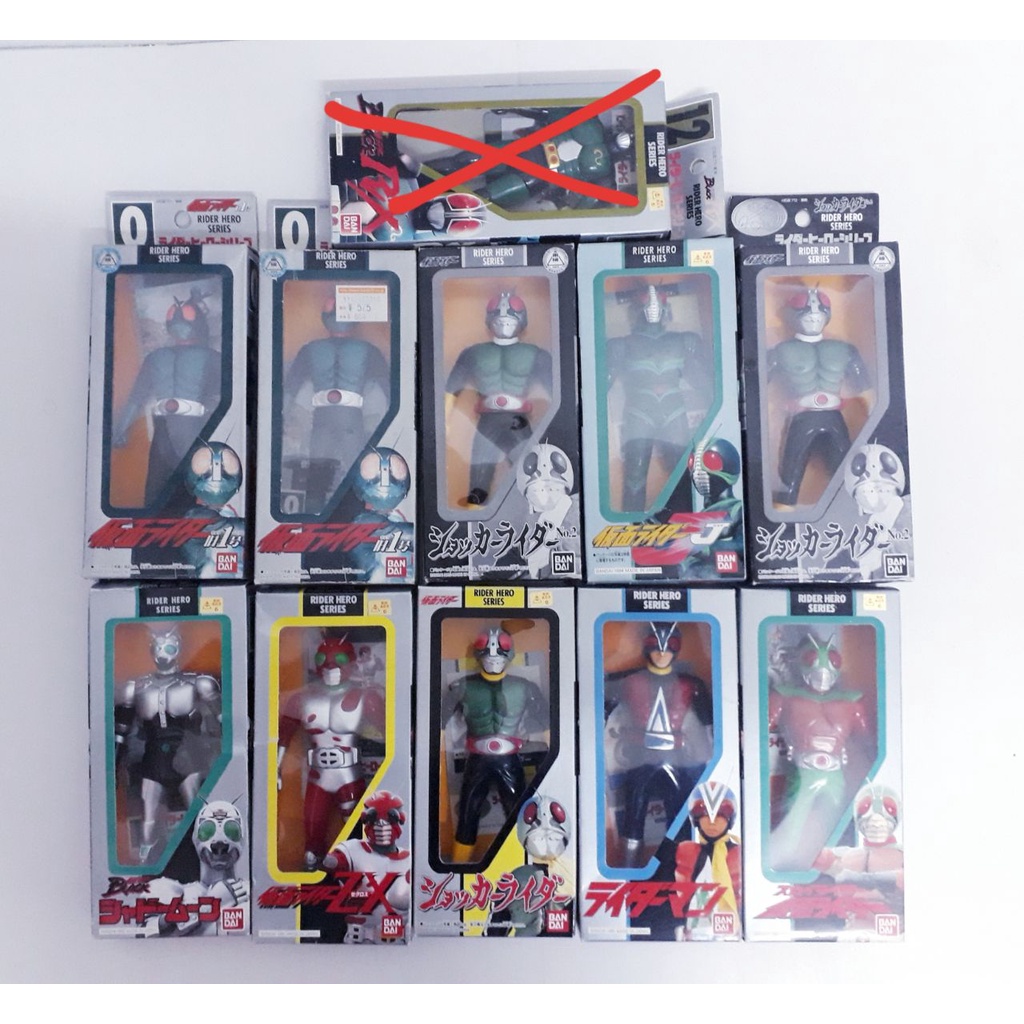BANDAI Vintage Kamen Rider Sofubi Rider Hero Series | Shopee Malaysia